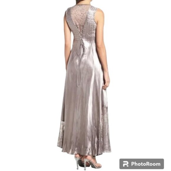 Komarov | Dresses | Komarov Charmeuse Luminous Silky Dress Bride Maid ...